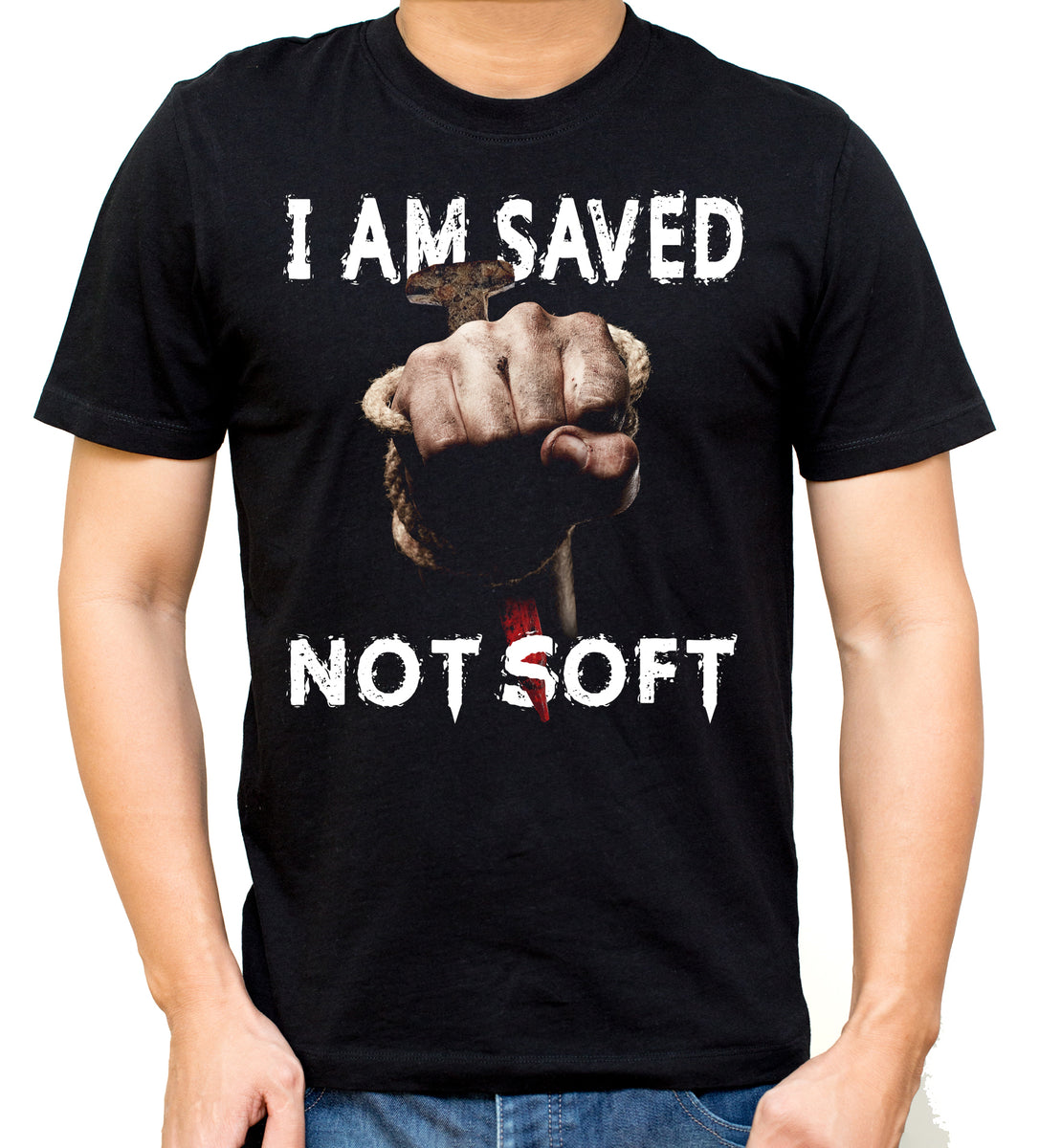 I'm Saved Not Soft (TShirt) – Eddie B Music